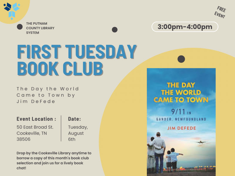 First Tuesday Book Club: The Day the World Came to Town by Jim DeFede ...