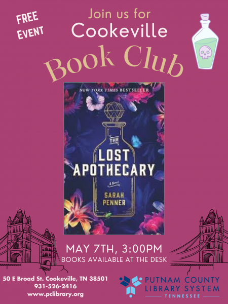 First Tuesday Book Club: The Lost Apothecary by Sarah Penner – Tue, May ...