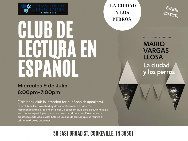 Club de Lectura en Español (Spanish Book Club) – Wed, Jul 9, 2025 6 ...