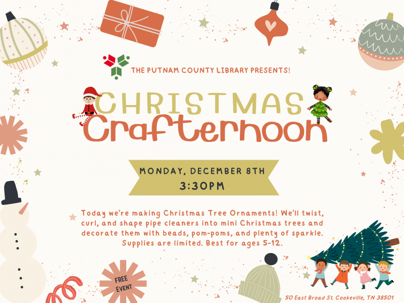 Christmas Crafternoon: Christmas Tree Ornaments! – Mon, Dec 8, 2025 3 ...