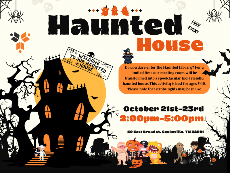 Haunted House – Tue, Oct 22, 2024 2:00pm – 5:00pm @ Putnam County ...