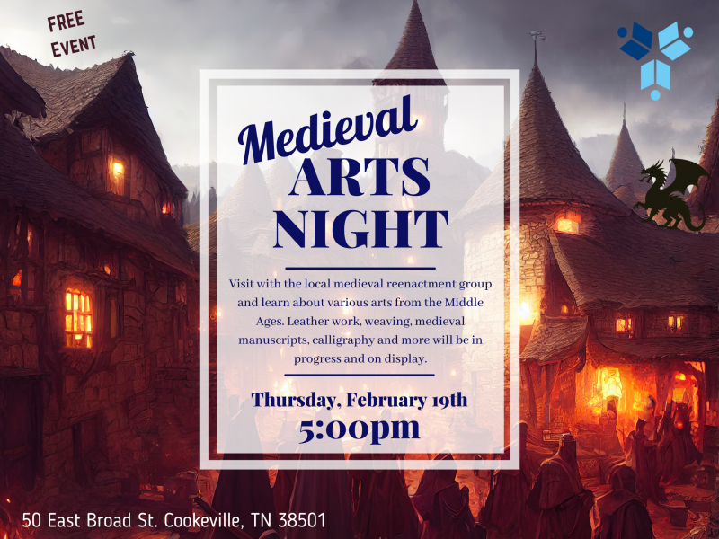 Medieval Arts Night – Thu, Feb 19, 2026 5:00pm – 7:45pm @ Putnam County ...