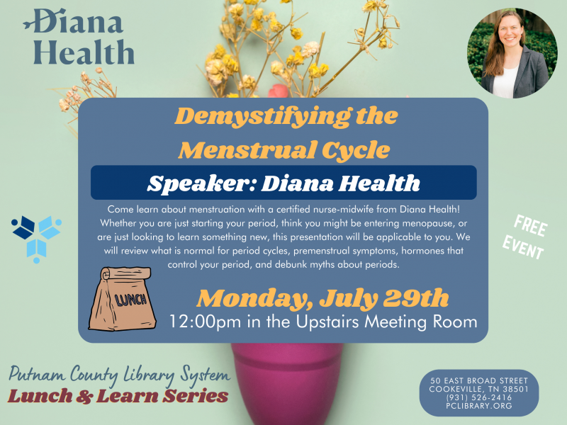 Lunch and Learn: Demystifying the Menstrual Cycle – Mon, Jul 29, 2024 ... Lunch and Learn: Demystifying the Menstrual Cycle – Mon, Jul 29, 2024 ...