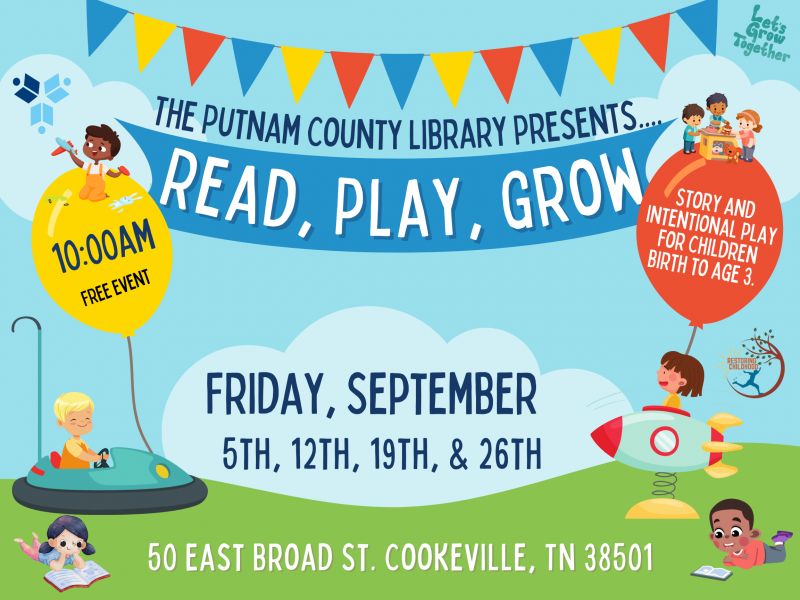 Read, Play, Grow: Ages 0-3 – Fri, Sep 5, 2025 10:00am – 11:00am ...