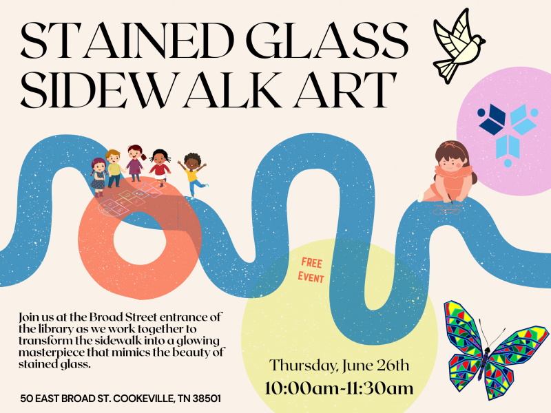 Stained Glass Sidewalk Art – Thu, Jun 26, 2025 10:00am – 11:30am ...